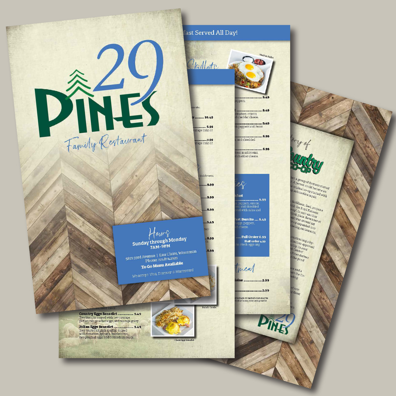 29 Pines Family Restaurant NEW Menu - River Country CO-OP