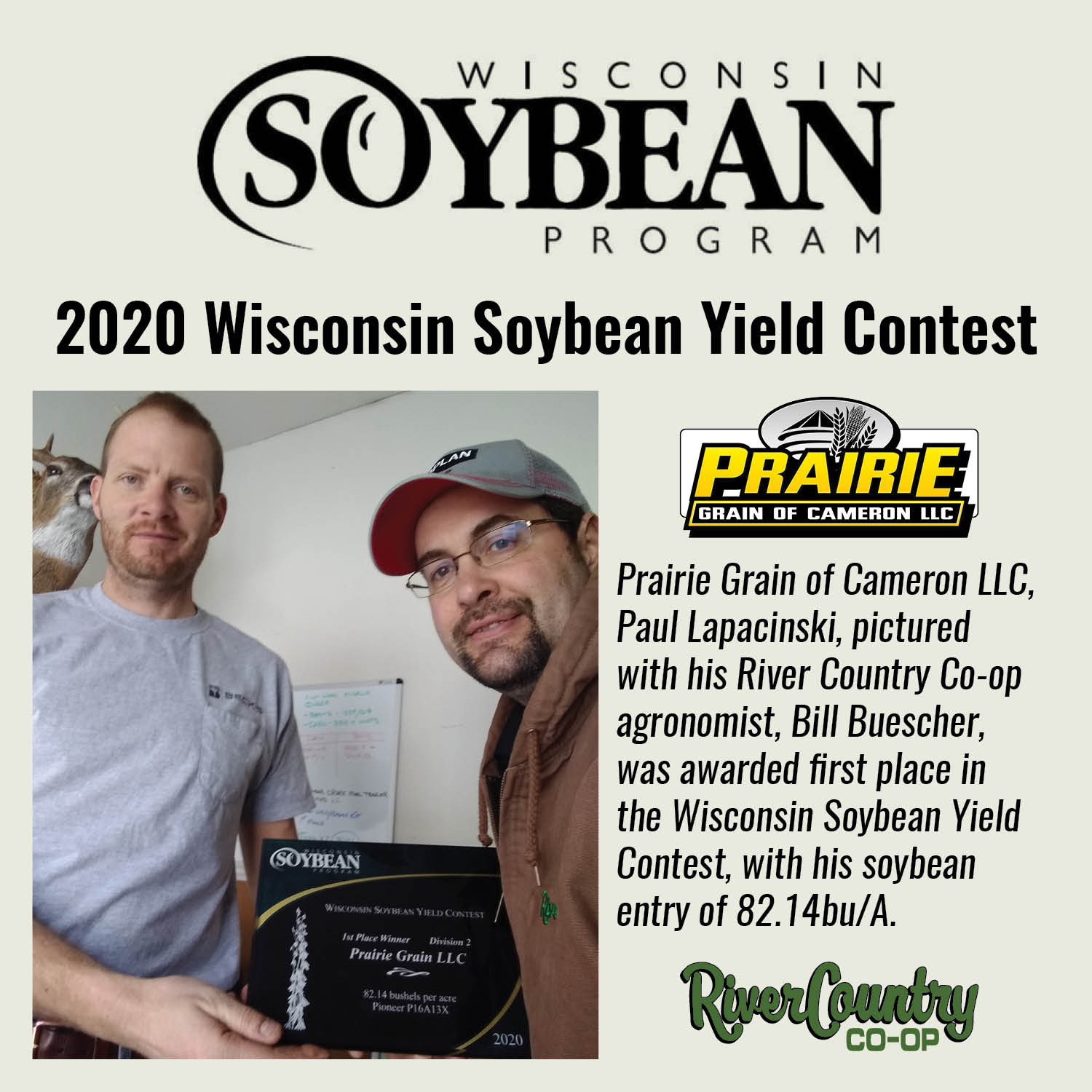 2020 WI Soybean Yield Contest - River Country CO-OP 2020 WI Soybean Yield Contest - River Country CO-OP